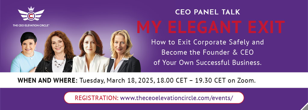 CEO PANEL TALK: MY ELEGANT EXIT